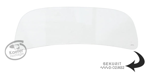 VW Split Oval Beetle Bug Windshield Glass, Sekurit Logo, 1954 Variatio ...