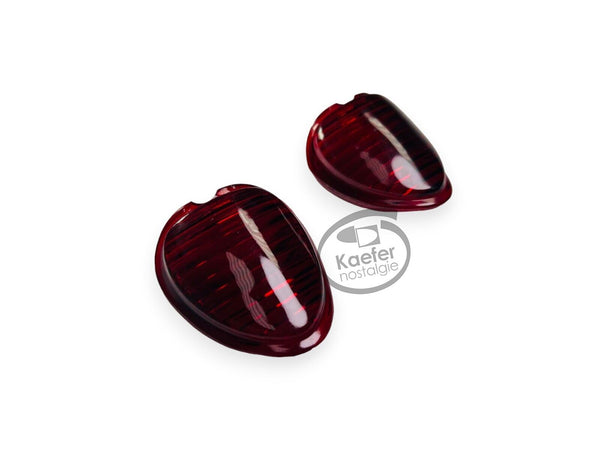 VW Oval Beetle Bug "Heart" Taillight Upper Lenses, 1952-55 – Kaefer ...